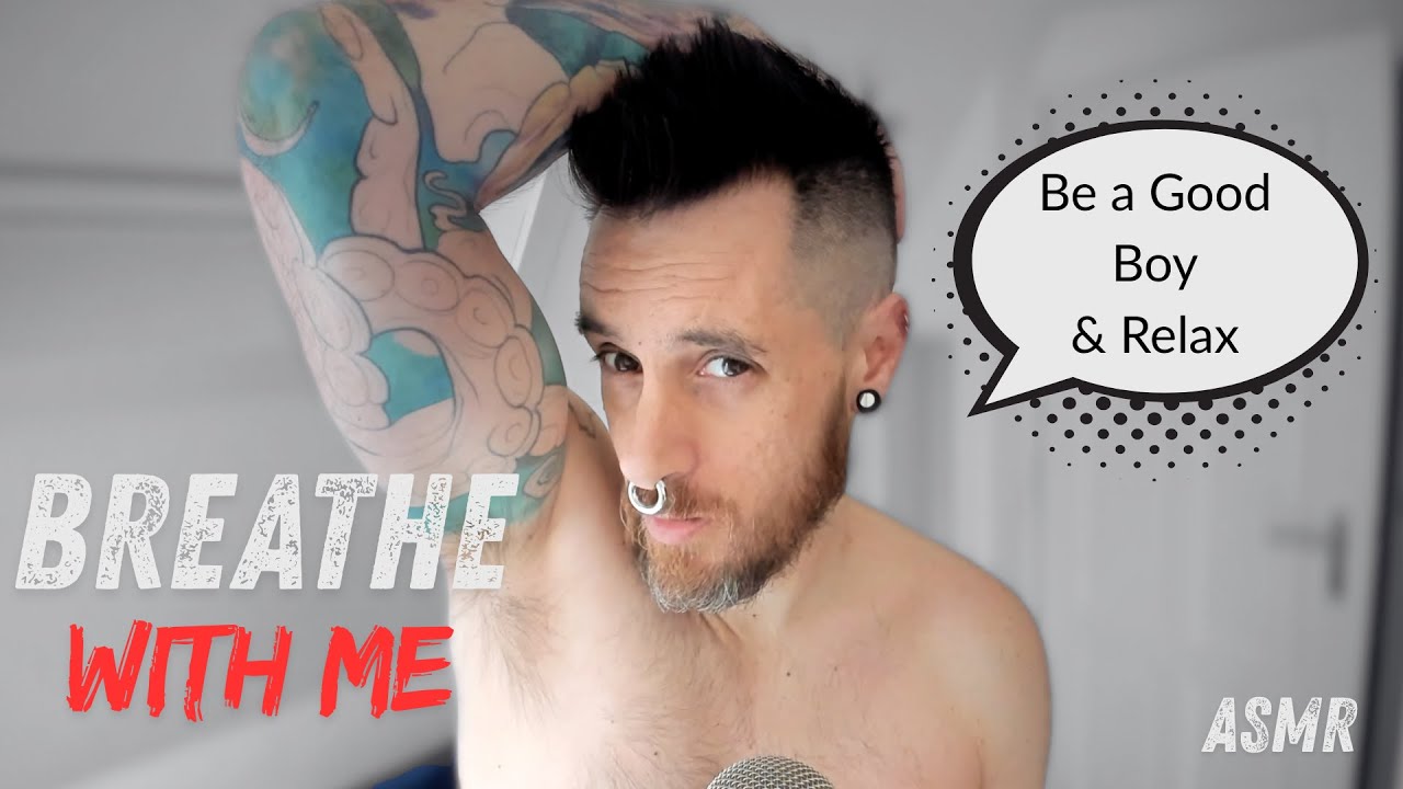 ASMR - Breathing exercise for my arm pit loving good boys! - YouTube