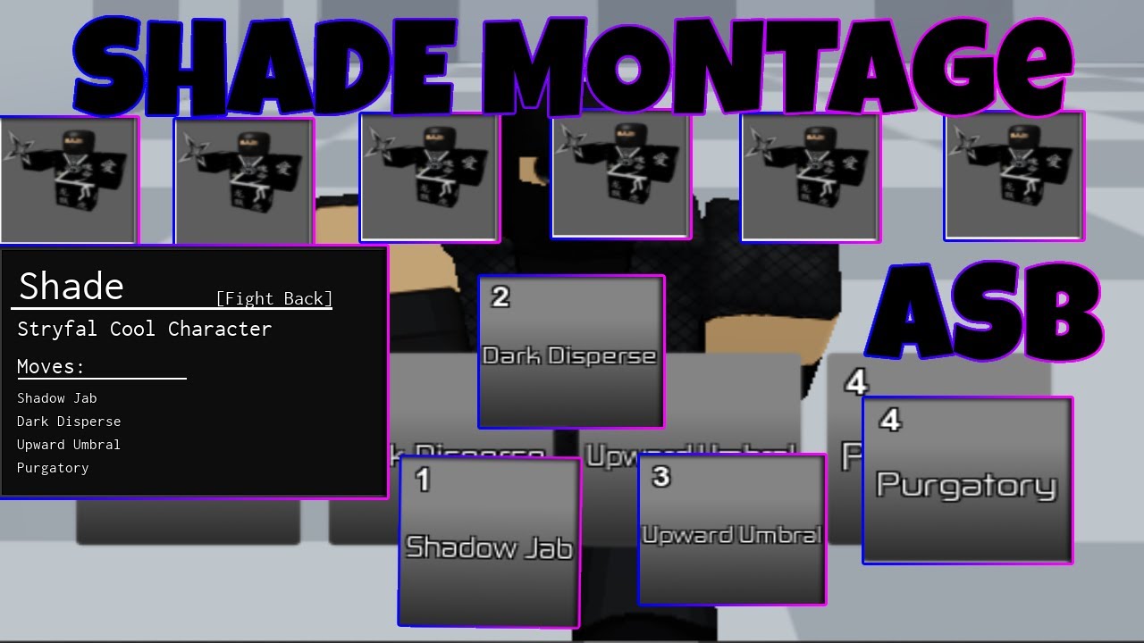SHADE MONTAGE!(Roblox All Star Battle) - YouTube