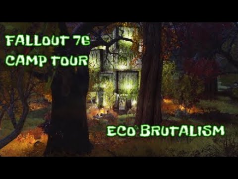 FALLOUT 76 camp tour: ECO BRUTALISM - YouTube