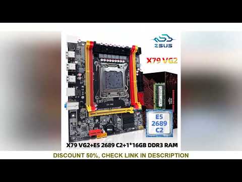 ZSUS X79 VG2 Motherboard Set Kit With Intel LGA2011 Xeon E5 2689 C2 CPU ...