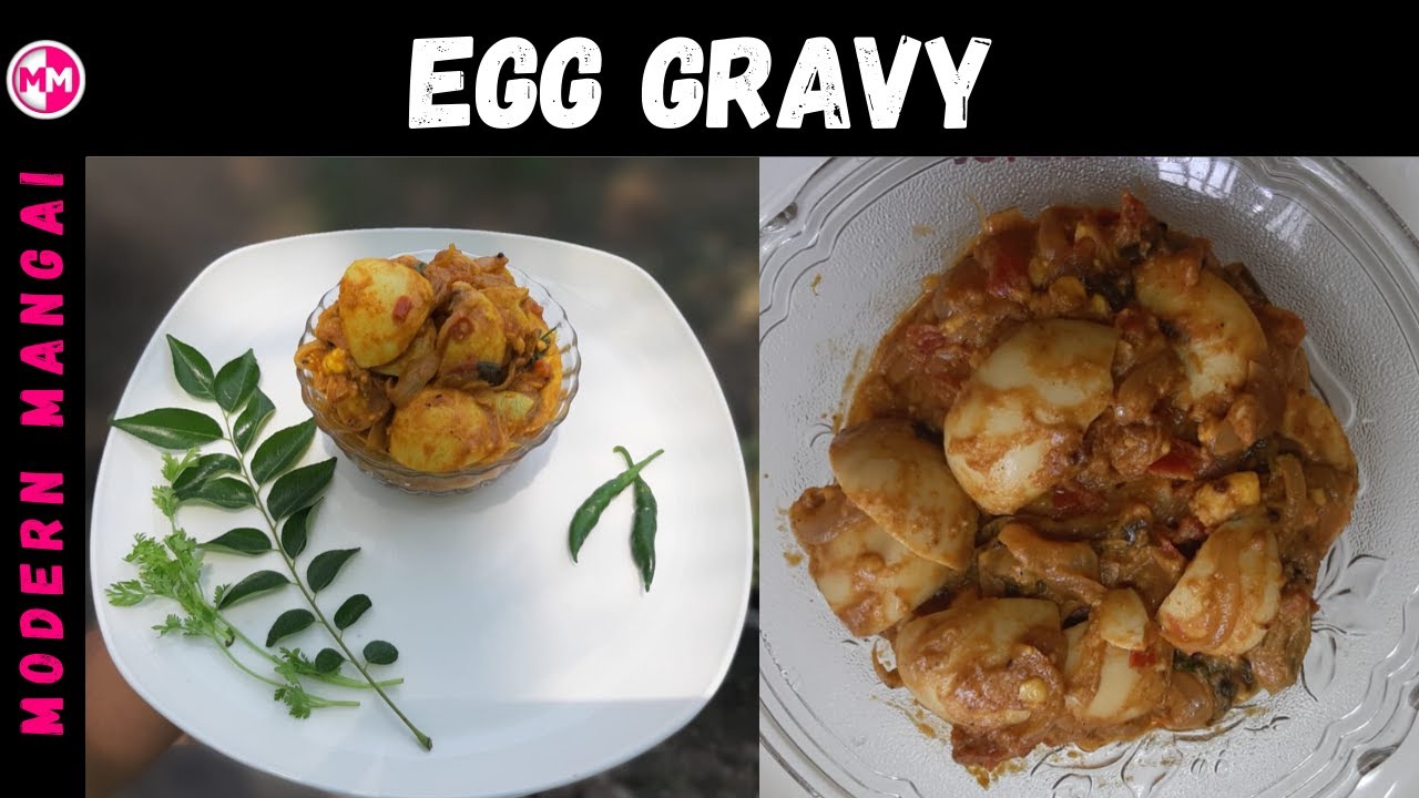 Egg Gravy | Masala Egg Recipe | Kongu Style | Modern Mangai | Cooking ...