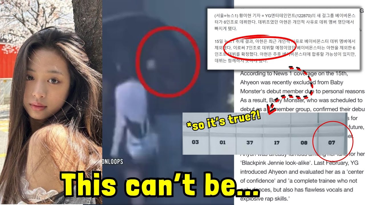 Seriously???! Ahyeon left BABY MONSTER because of this !! Such a cruel ...