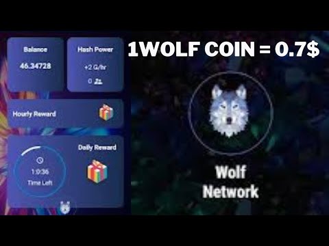 Wolf network - Update | Join wolf network | 1wolf coin = 0.7$ - YouTube