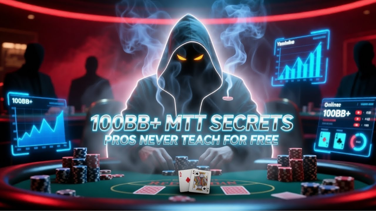 100BB+ MTT SECRETS PROS NEVER TEACH FOR FREE - YouTube