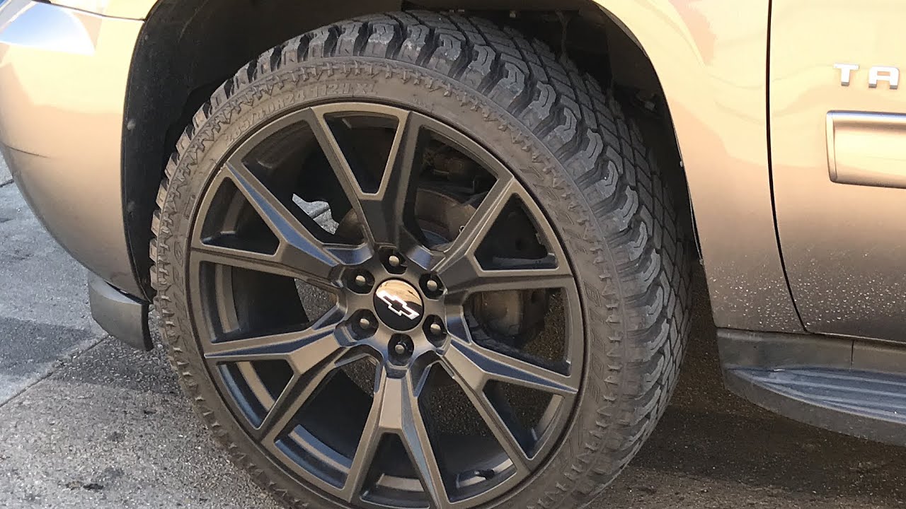 ATTURO TRAILBLADE XT ALL TERRAIN TIRES 2011 CHEVY TAHOE NO MODS NO LIFT ...