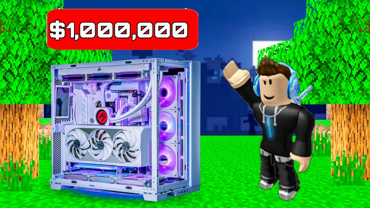 I built a $1,000,000 BEAST GAMING PC in ROBLOX - YouTube