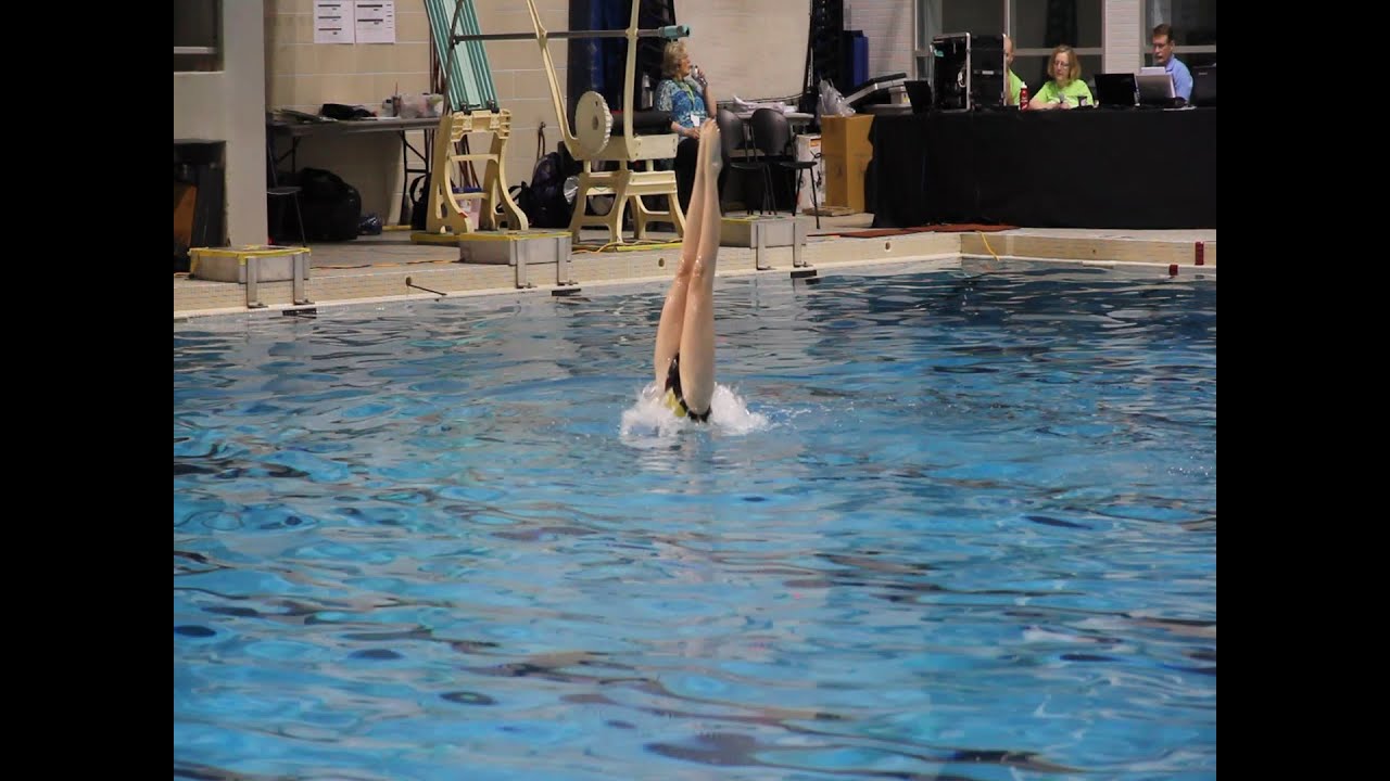 16-20 Synchronized Swimming Solo - Toronto Synchro Lindsay, 2016 - YouTube