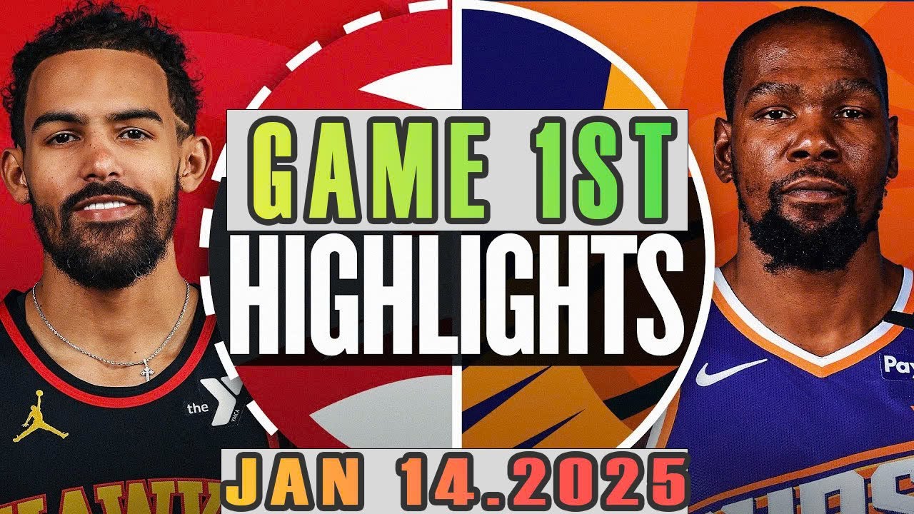 Atlanta Hawks Vs Phoenix Suns Game 1st Highlights Jan 14,2025 NBA ...