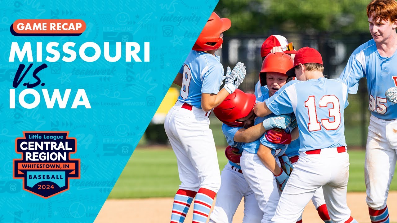 Game Highlights: Iowa vs Missouri | Little League Baseball Midwest ...