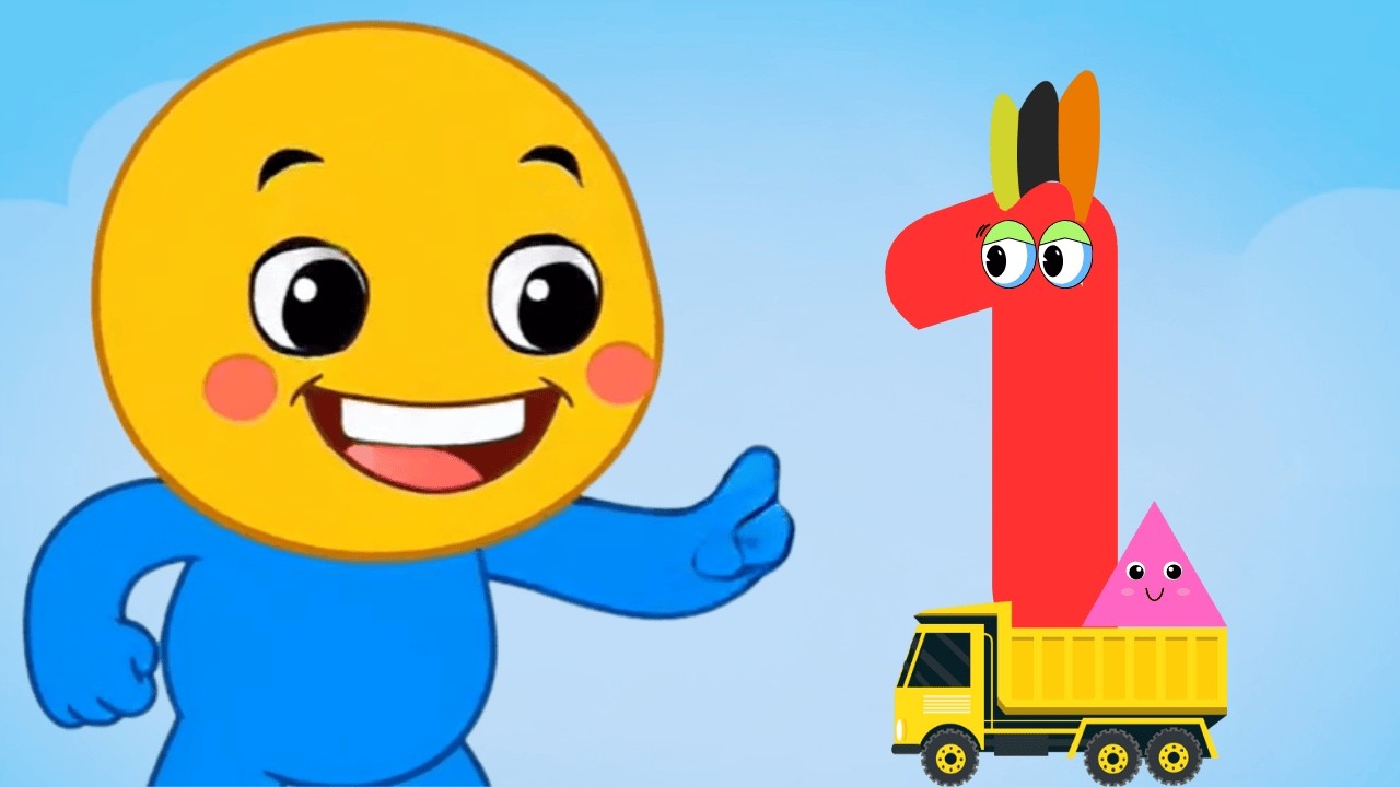 Learn Numbers, Colors, Shapes & Vehicles Fun Preschool Learning Video ...