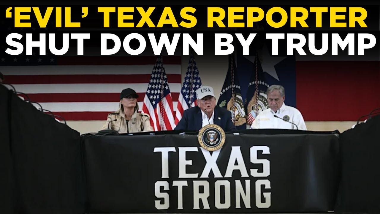 LIVE NEWS | Donald Trump Shuts Down ‘Evil’ Texas Reporter in Fiery ...