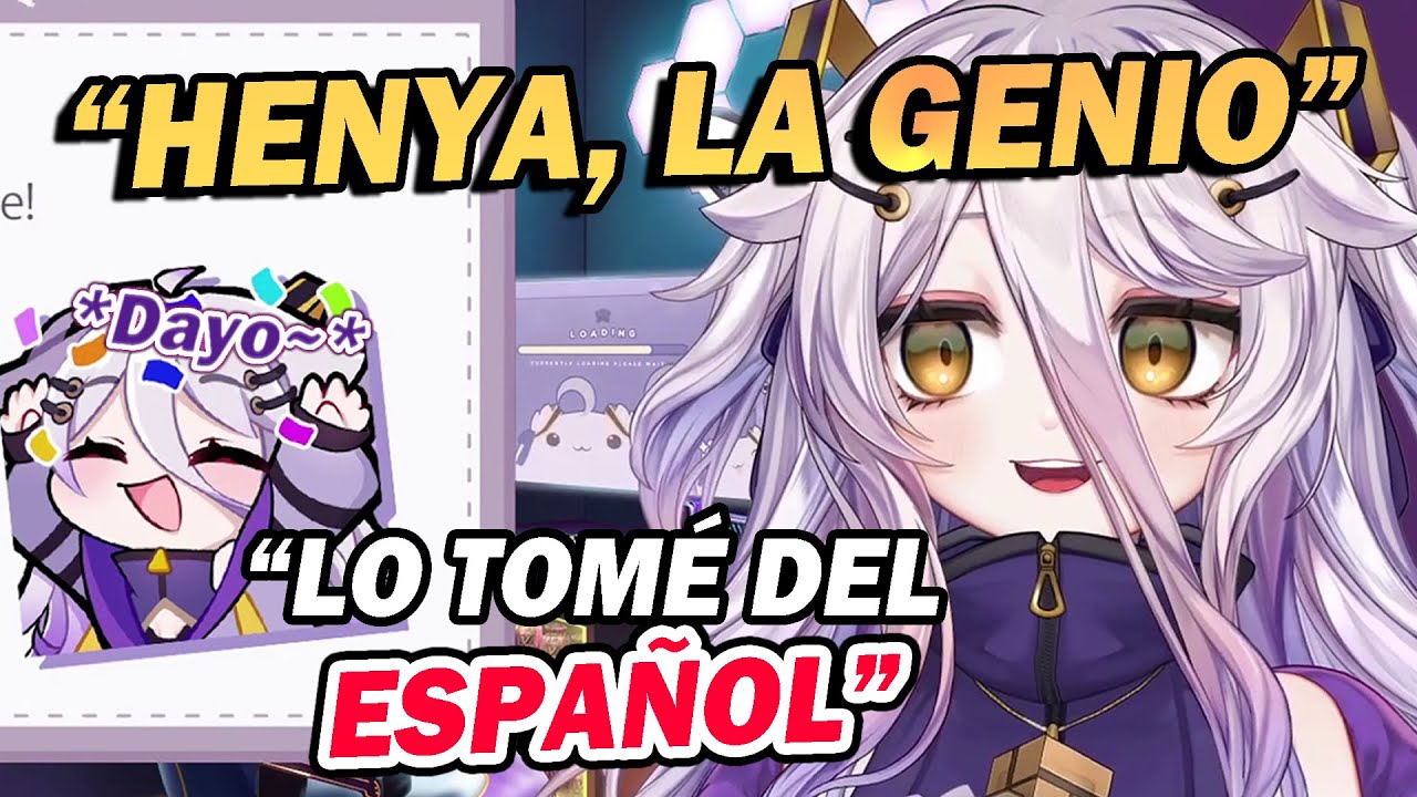 Henya the Genius debuta y cuenta que sacó su nombre del español [VShojo ...