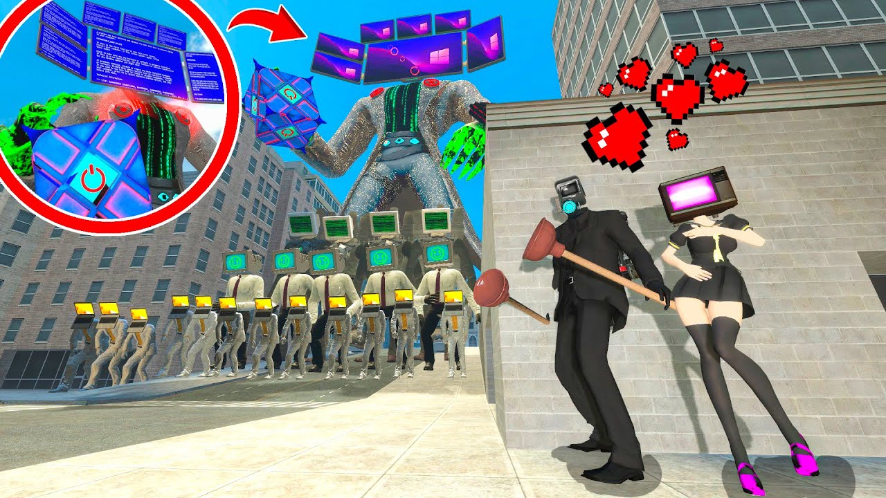 TITAN PC MAN and TANK GMAN GOD & SPEAKERMAN they set up an ambush for ...