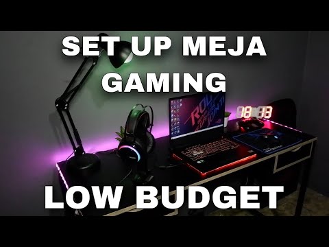 SET UP MEJA GAMING LOW BUDGET !!! - YouTube