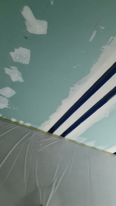 Подготовка гипсокартона. Световые треки. Замена унифлота/фугином. # ...