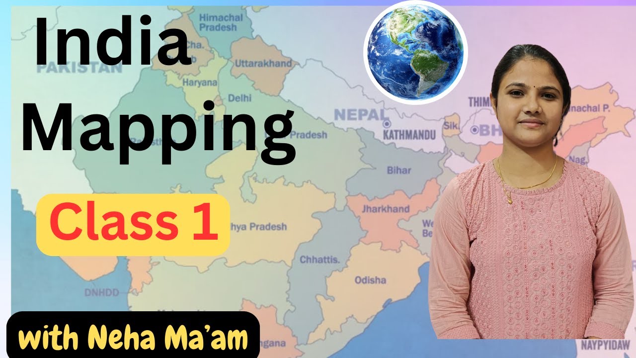 India Mapping Class II With Neha Ma'am II (Gk Class 1) II #ossc #osssc #fireman #ssc #ri #odia ...