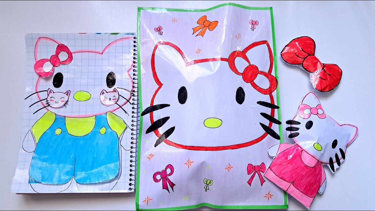 [📚paperdiy📚] Hello Kitty🎀|paper squishy🥰|Satisfying|paper toy - YouTube