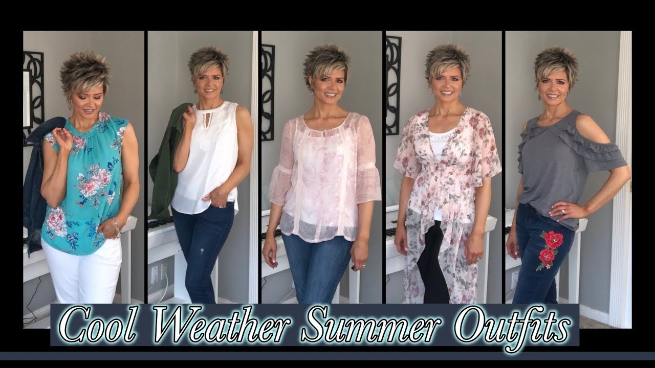 Fashion - Cool Summer Weather Outfits - YouTube