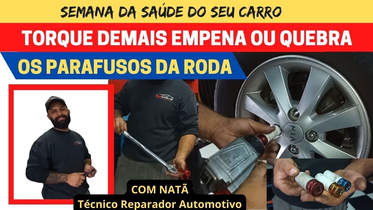 👆 Torque demais EMPENA ou QUEBRA os parafusos da roda! - YouTube