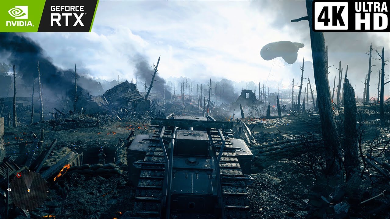 4K ULTRA Cinematic WW1 Tank Warfare Gameplay - BF1 - YouTube