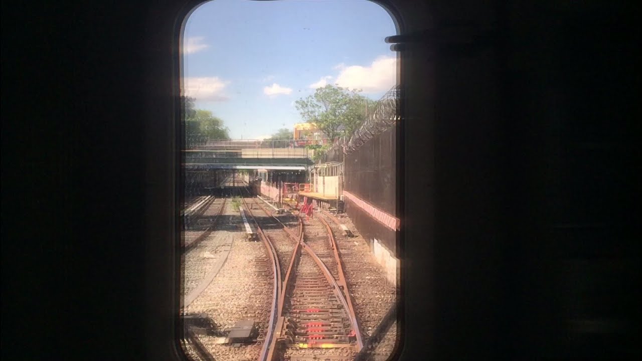 NYC Subway HD 60fps: R160B Siemens N Express Train Railfan Window Ride ...