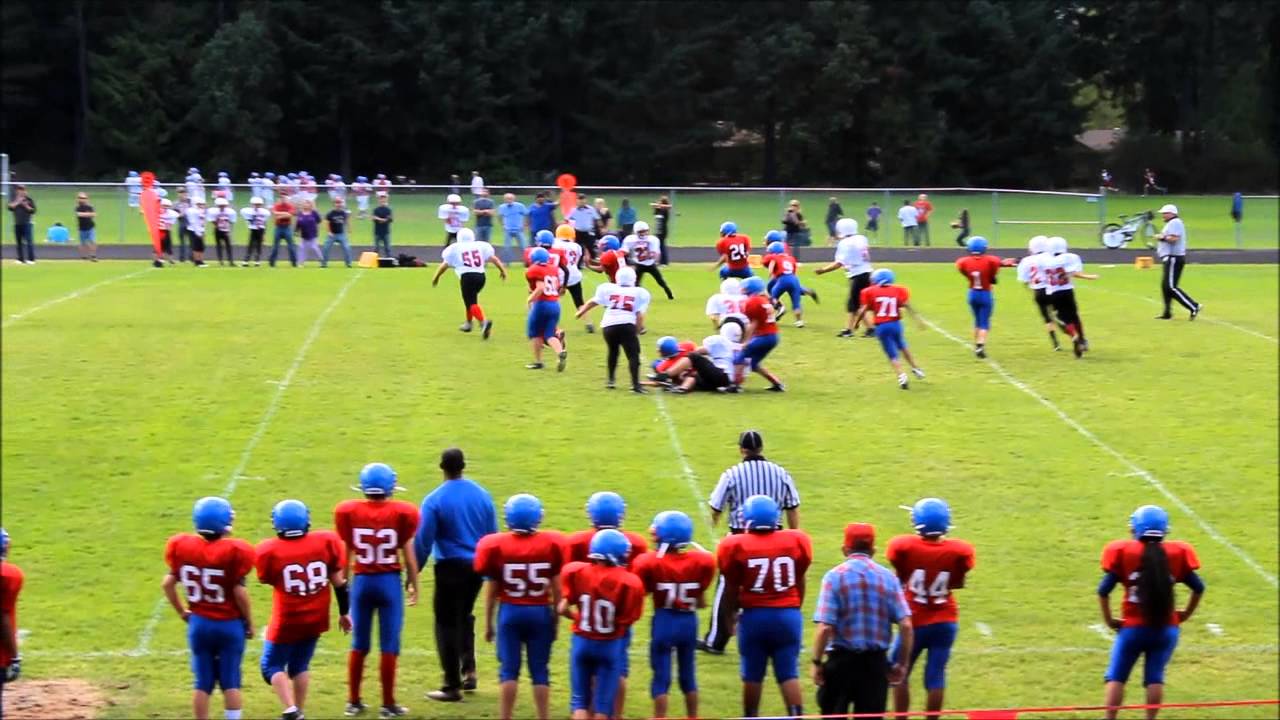 Youth football running back - YouTube