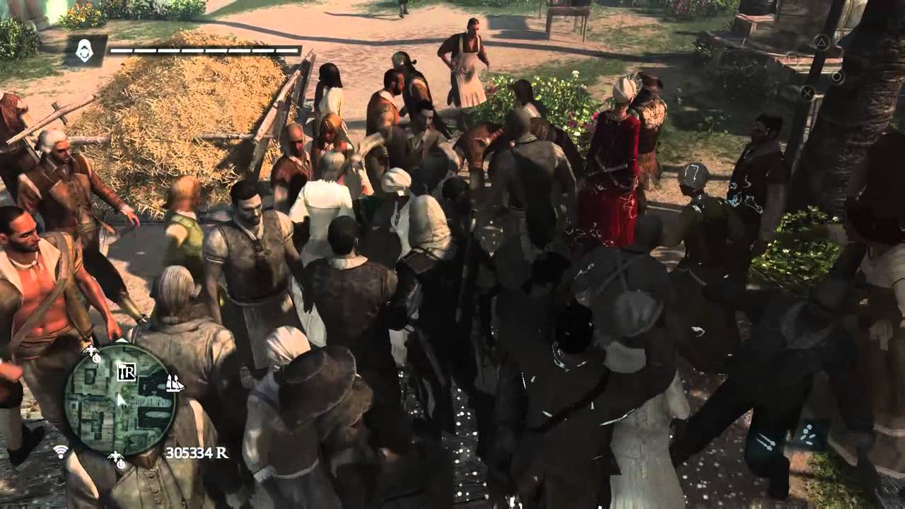 First look into Assassins Creed Unity's crowd - YouTube