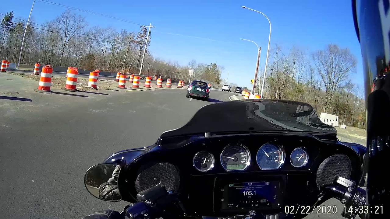 Cumberland RI, Route 114 North at I-295 Traffic Circles - YouTube
