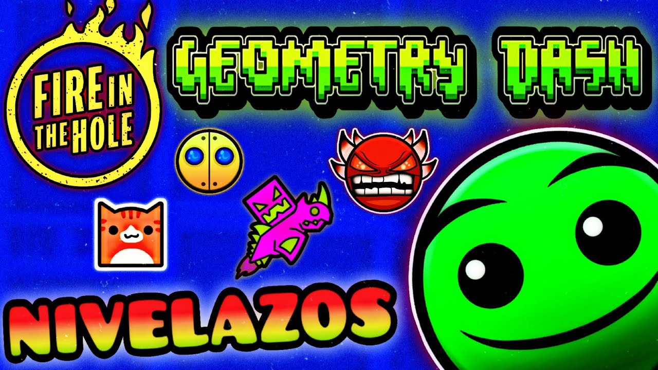 Geometry Dash | Fire in the hole | Mapas absurdos e increíbles - YouTube