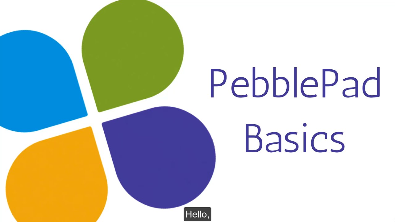 Pebblepad Basics - YouTube