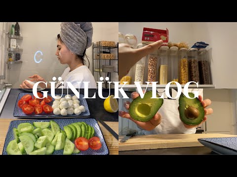 TÜM GÜNÜ EVDE GECIRMEK - Mutfak düzeni | Aksam yemegi | GÜNLÜK VLOG 16
