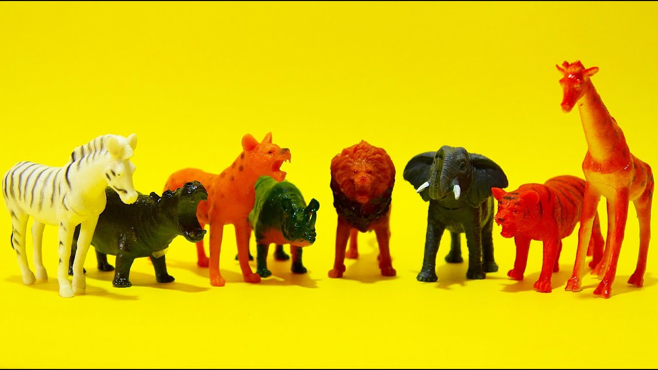 Safari Wildlife Animals Toys ★ My Animal Toy Collection ★ Learn Animal ...