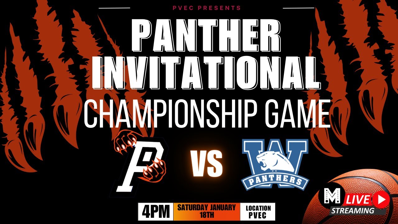Championship Game Woodlawn vs PVEC - Panther Invitational January 18th ...