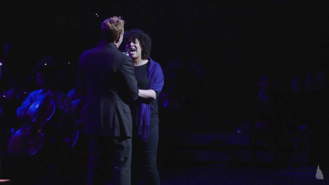 Emily Reed sings "Elaborate Lives" with Broadway Star ADAM PASCAL - YouTube