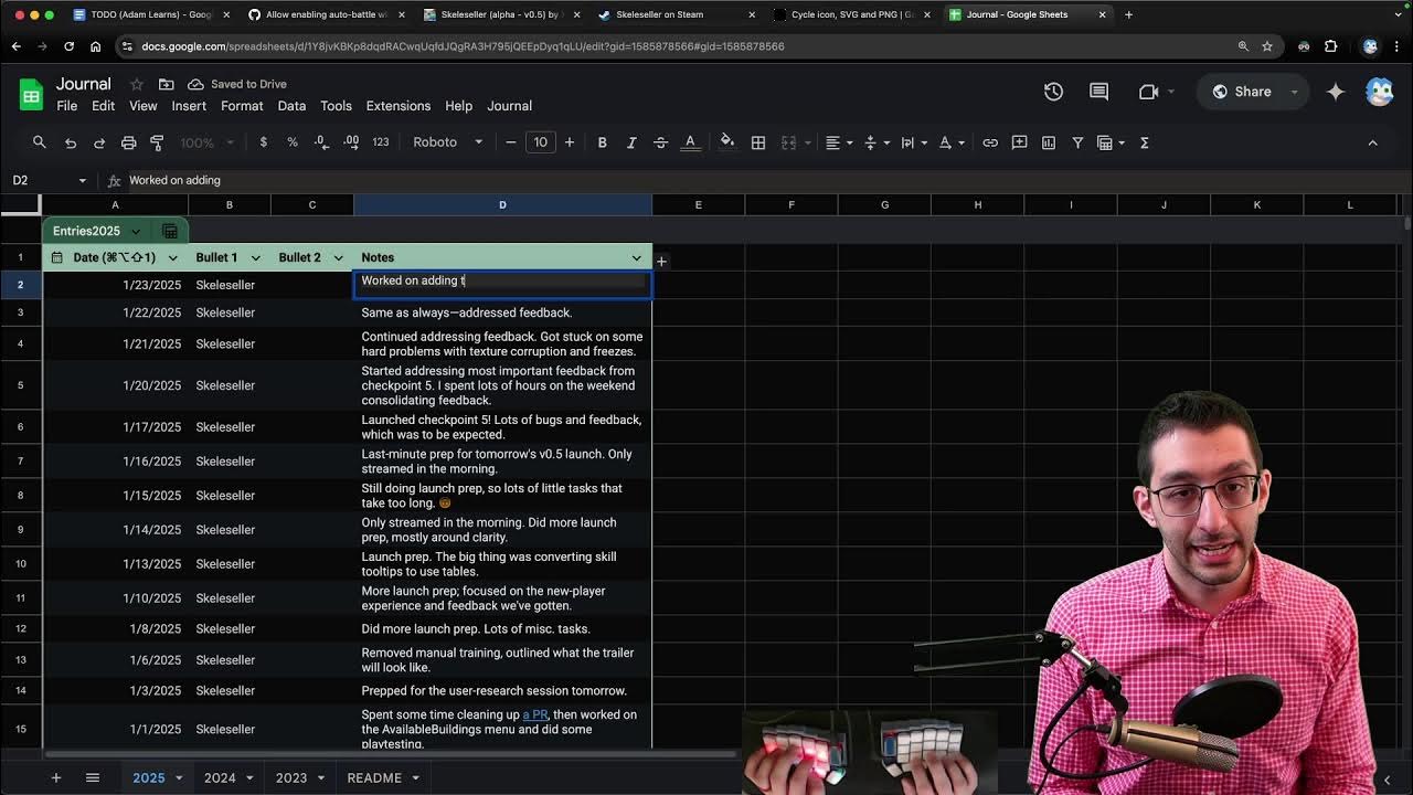 Morning coding (Skeleseller day 111) #gamedev - YouTube