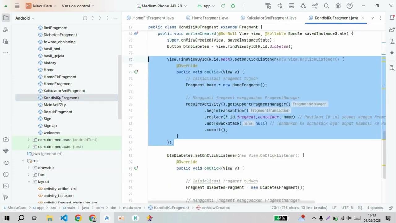 Tugas UAS Praktikum Mobile Programming - Aplikasi Medina - YouTube