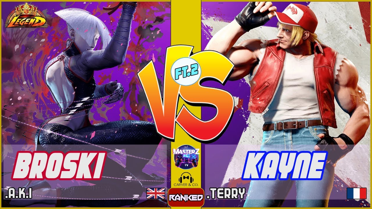 4k SF6 REPLAY 💥💥 Broski (A.K.I) VS Kayne (terry) 💥💥 High level gameplay ...