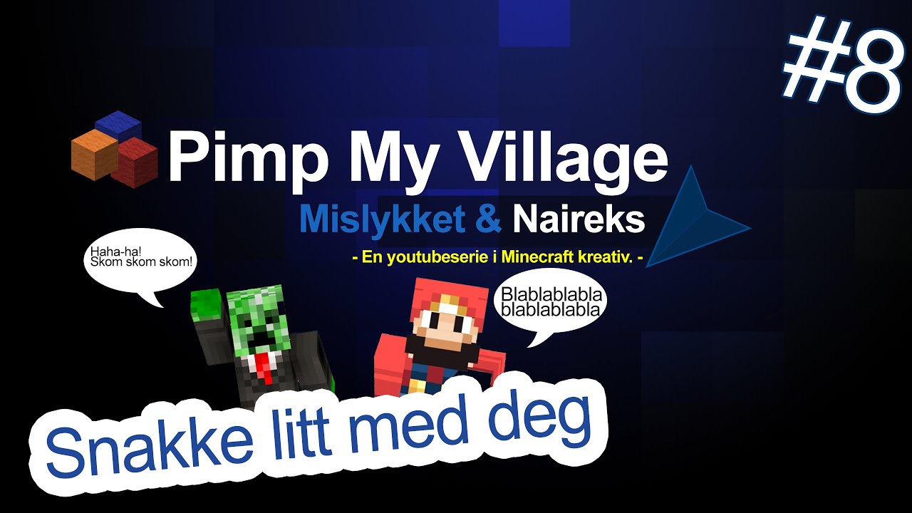 Snakke litt med deg - Pimp My Village #8 | Minecraft Creative - YouTube
