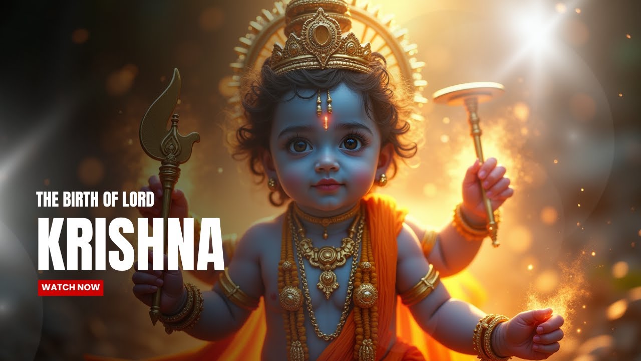 The Cosmic Birth of Lord Krishna Explained | Hindu Mythology - YouTube