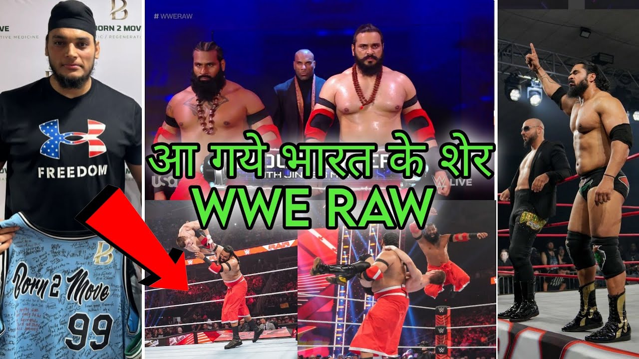 Finally Indus sher debut on wwe RAW! Mahabali shera new match 2023 ...