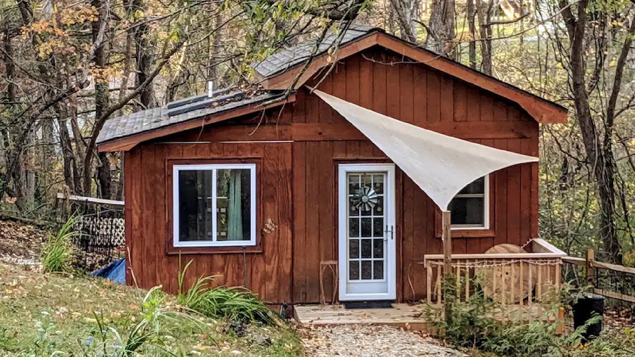 Sweet Little River Cabin ideal for a Romantic Place - YouTube