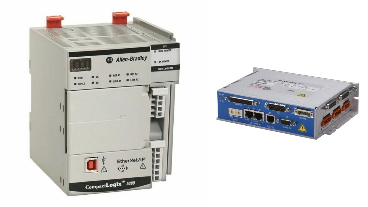 Allen-Bradley/Rockwell Ethernet/IP PLC + Copley Controls BE2 Drive ...
