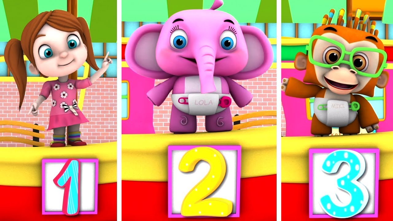 numeros Cancion | Animaciones infantiles | Canciones preescolares ...