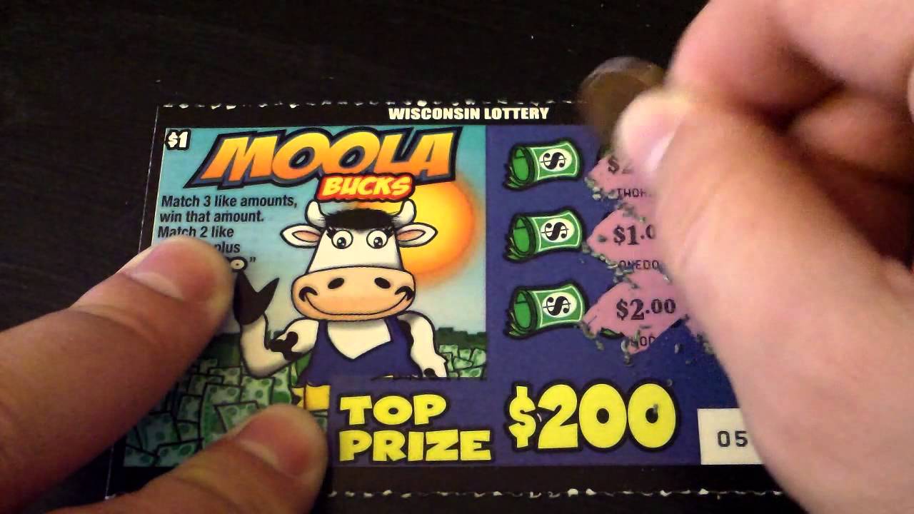 Moola Bucks Scratch off ticket - YouTube