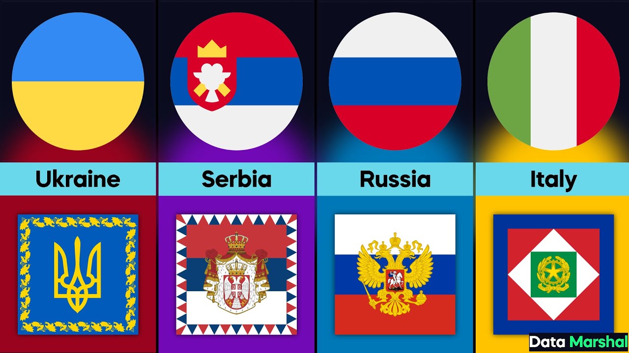 Presidential Flags From Different Countries I Data Marshal - YouTube