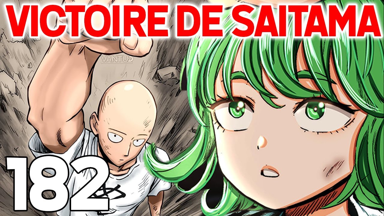 ONE PUNCH MAN 182 - VICTOIRE DE SAITAMA ! TATSUMAKI VS SAITAMA FIN ...