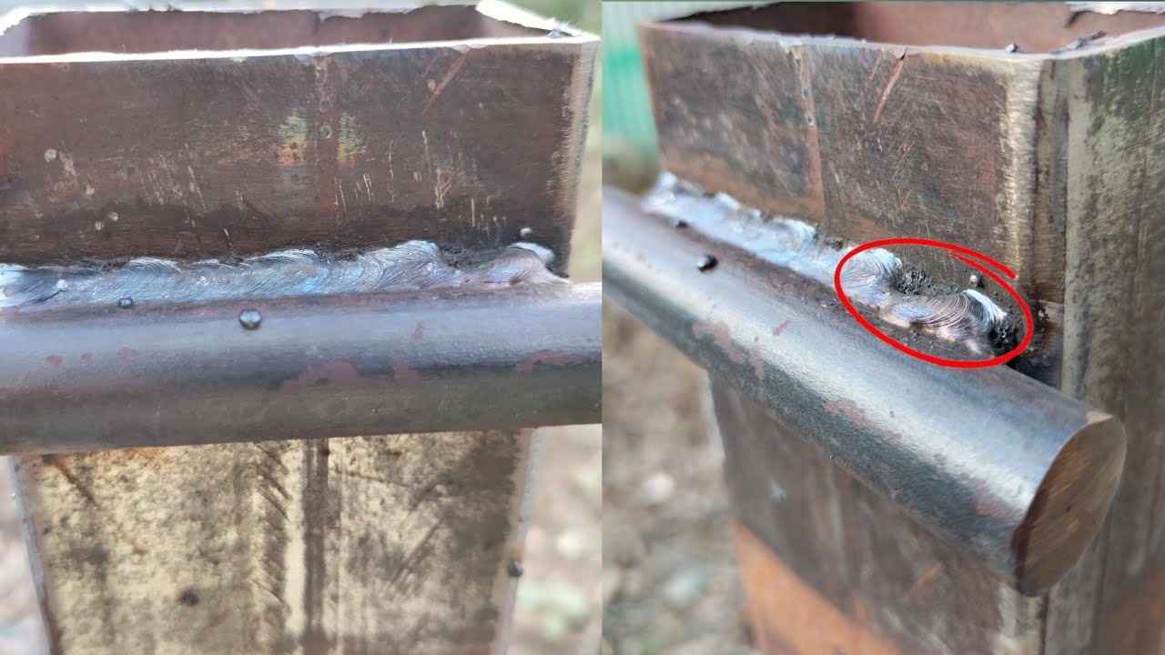 E6013 stick welding problem, how to fix it for beginner welders - YouTube