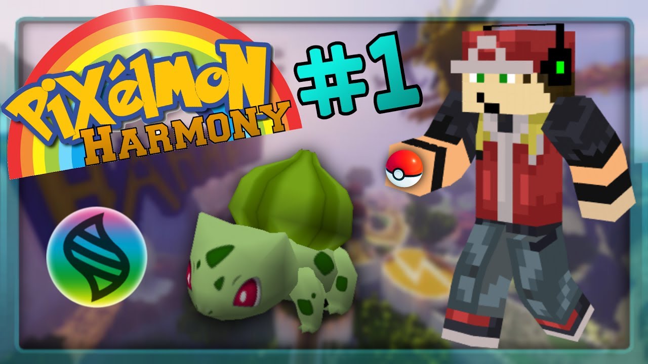 LET'S GO BULBASAUR! - Pixelmon Harmony #1 (Pixelmon 5.1.2 Public Server ...
