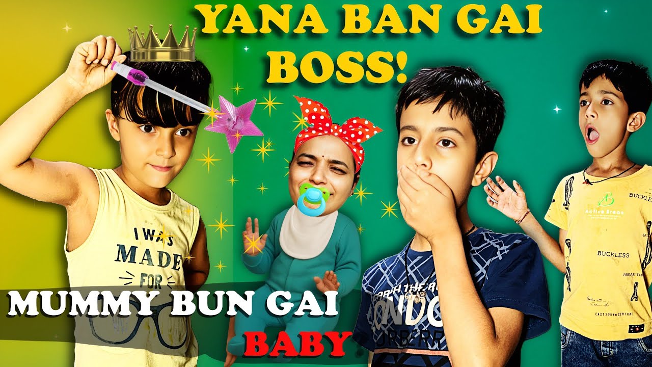 Yana Ne Mummy Ko Baby Bana Diya 👶 Ghar Mein Mach Gaya Hungama! 😱| Funny Kids Roleplay Hindi ...