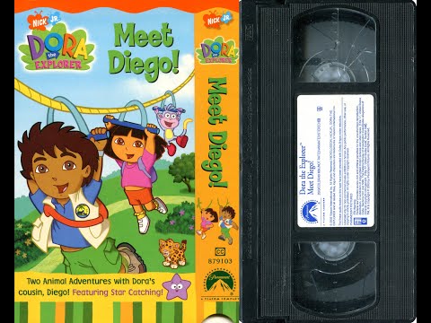 Opening to Dora the Explorer - Meet Diego! (US VHS; 2003)